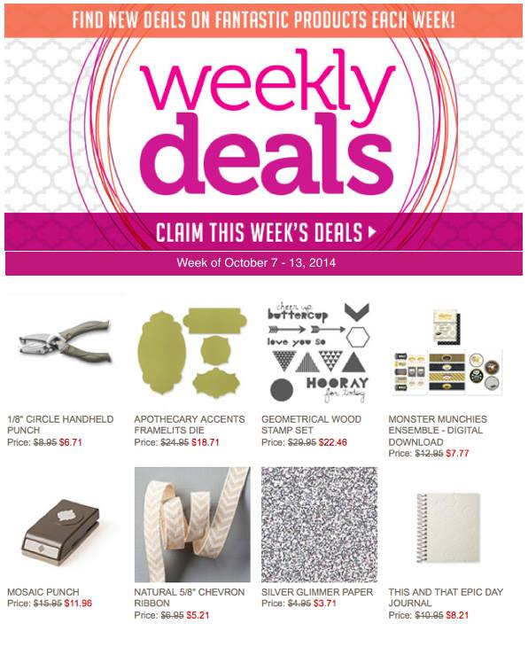 Weekly Deals Are Here - Kim Plays with Paper