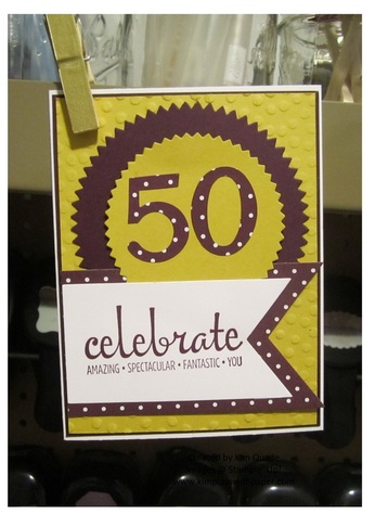 Happy 50th Birthday ... - Kim Plays with Paper