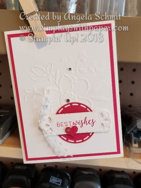 Lovely Lipstick Stitched All Around - Kim Plays with Paper