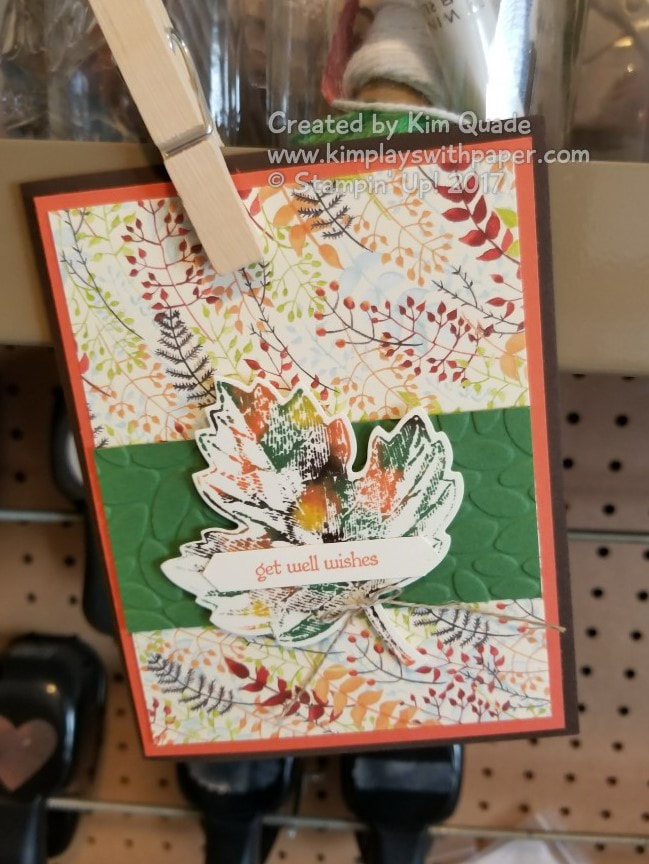 Painted Autumn Get Well - Kim Plays with Paper