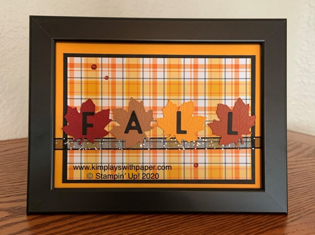 How To Create a Seasonal Frame - Kim Plays with Paper
