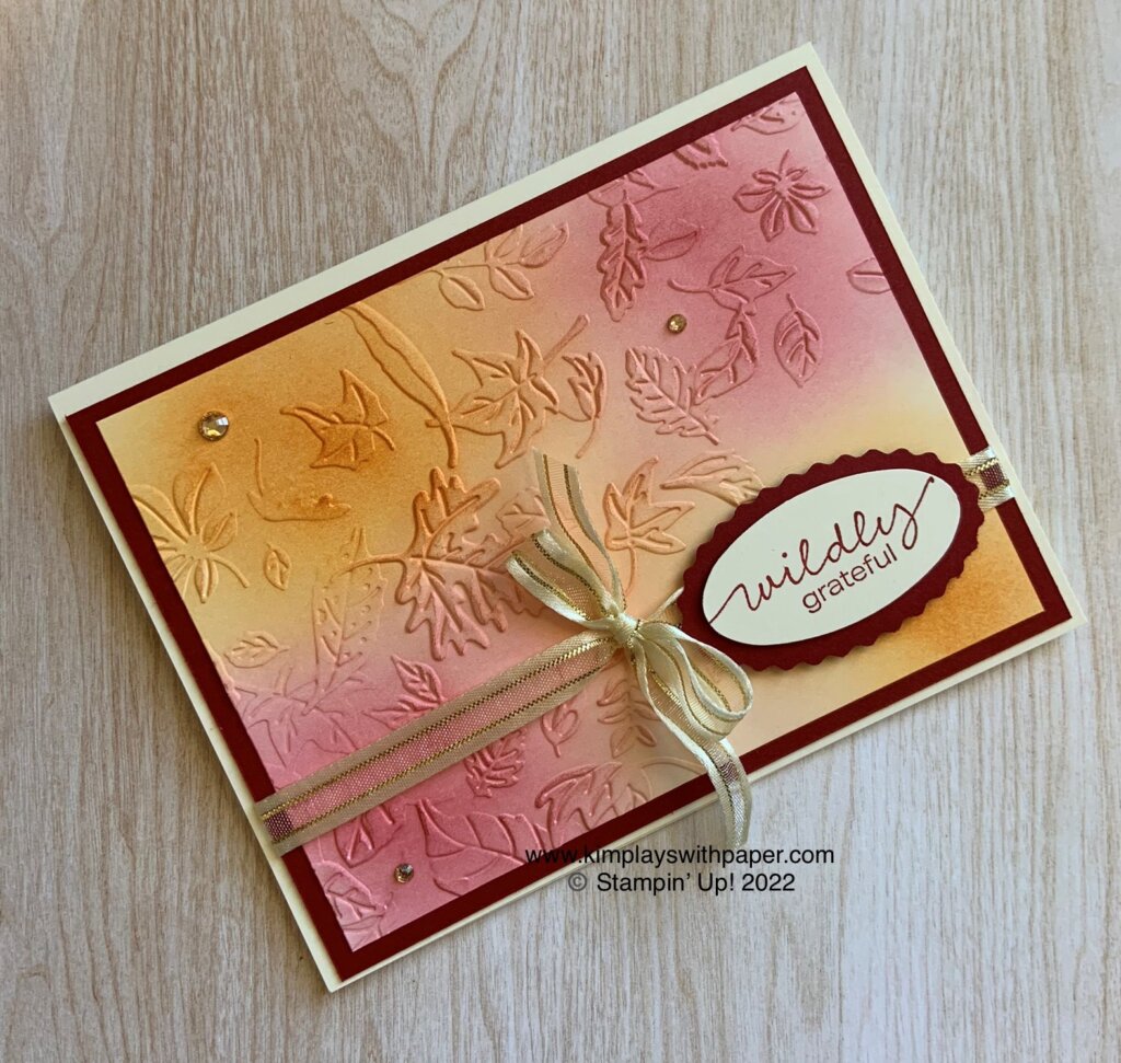 Leaf Fall 3D Folder Samples - Kim Plays with Paper