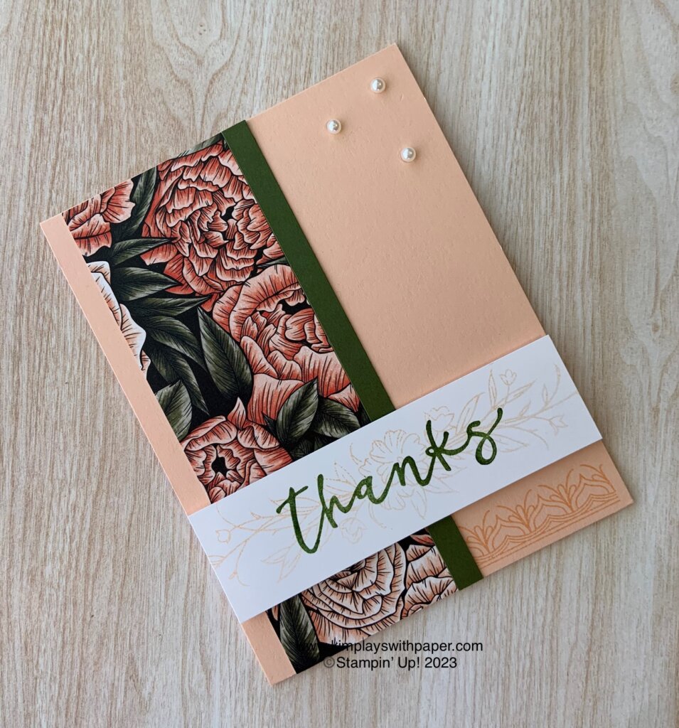 Favored Flowers Card Tutorial - Kim Plays with Paper