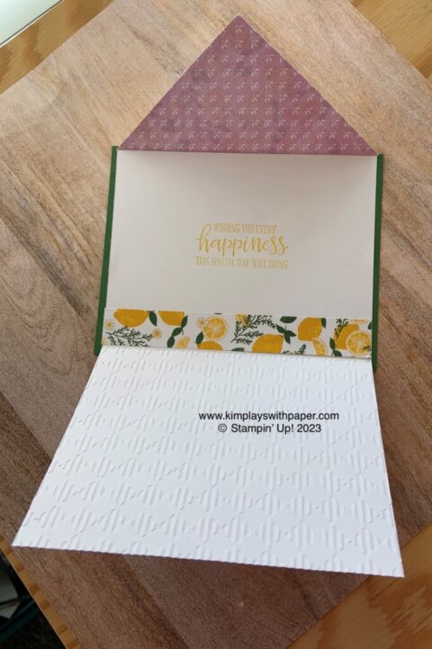 Peaceful Moments Envelope Fun Fold - Kim Plays with Paper