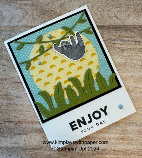 Jungle Pals Card Set - Kim Plays with Paper