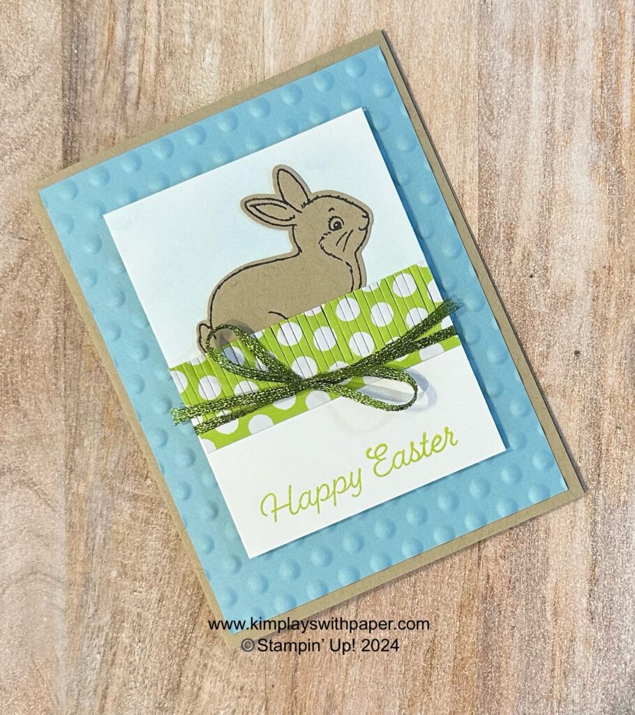 Easter Bunny Easter Card - Kim Plays with Paper