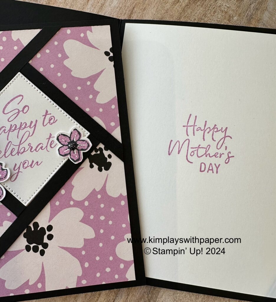 Mother's Day Fractured Card Technique - Kim Plays with Paper