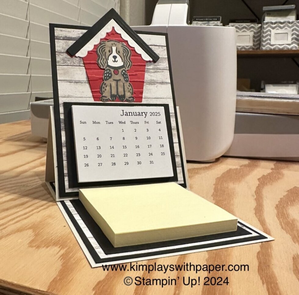 2025 Desktop Calendar Project - Kim Plays with Paper