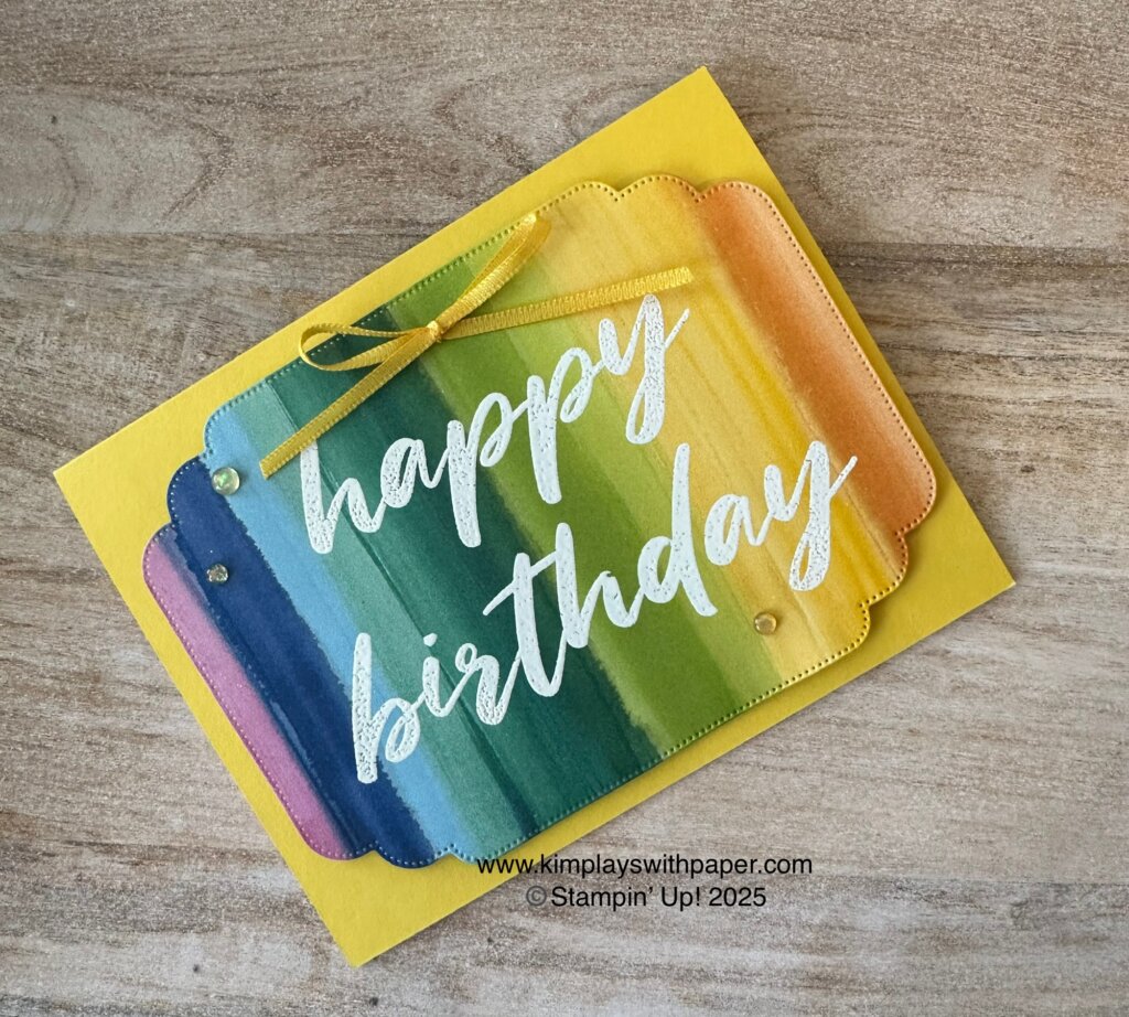 Simple Birthday Card Samples - Kim Plays with Paper