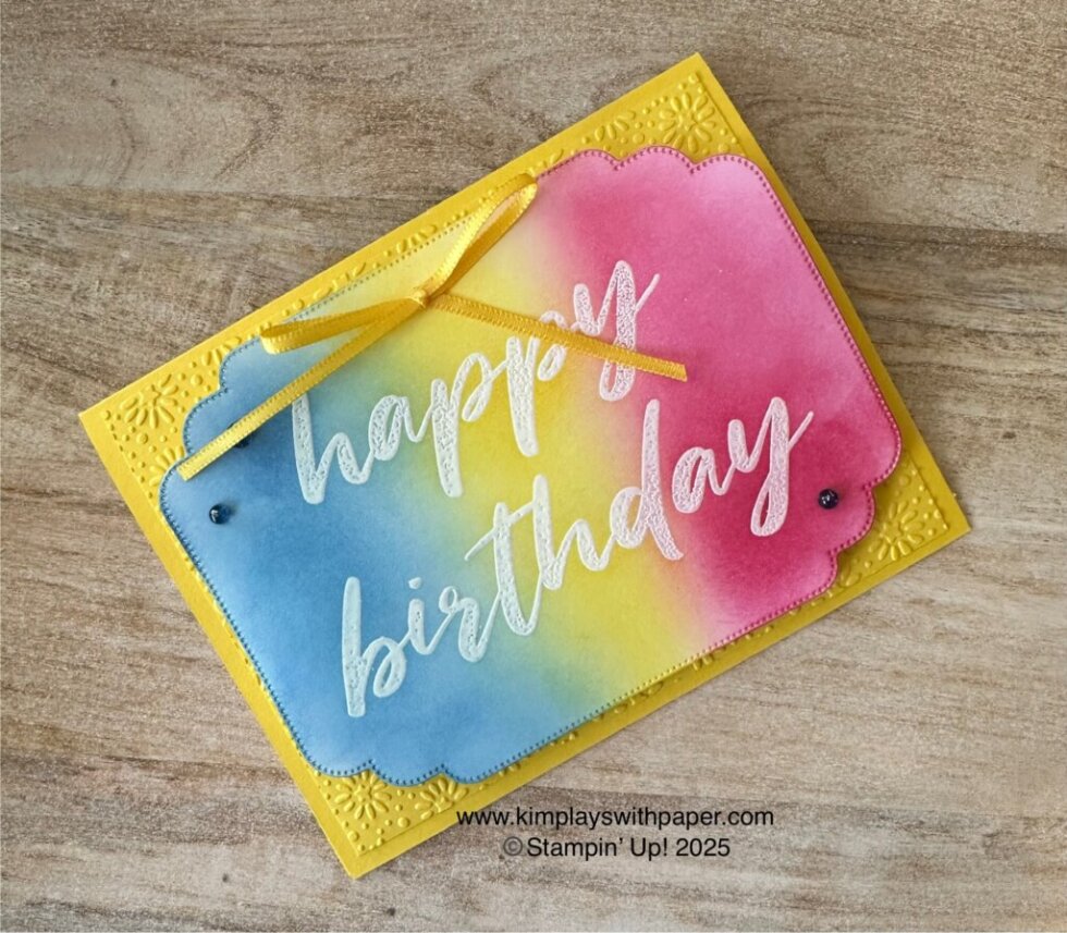Simple Birthday Card Samples - Kim Plays with Paper