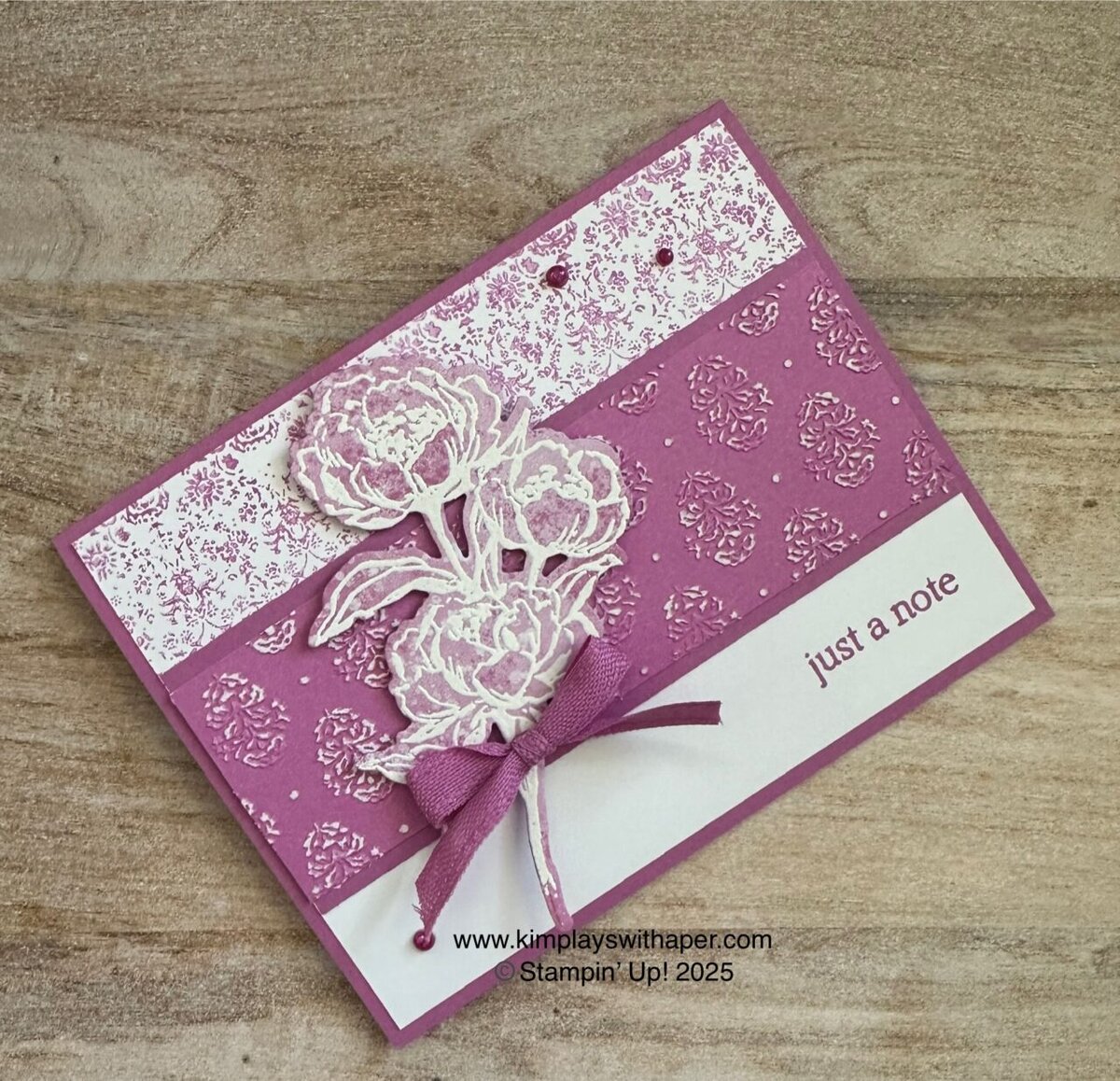 Beautiful Gallery Monochromatic Card - Kim Plays with Paper