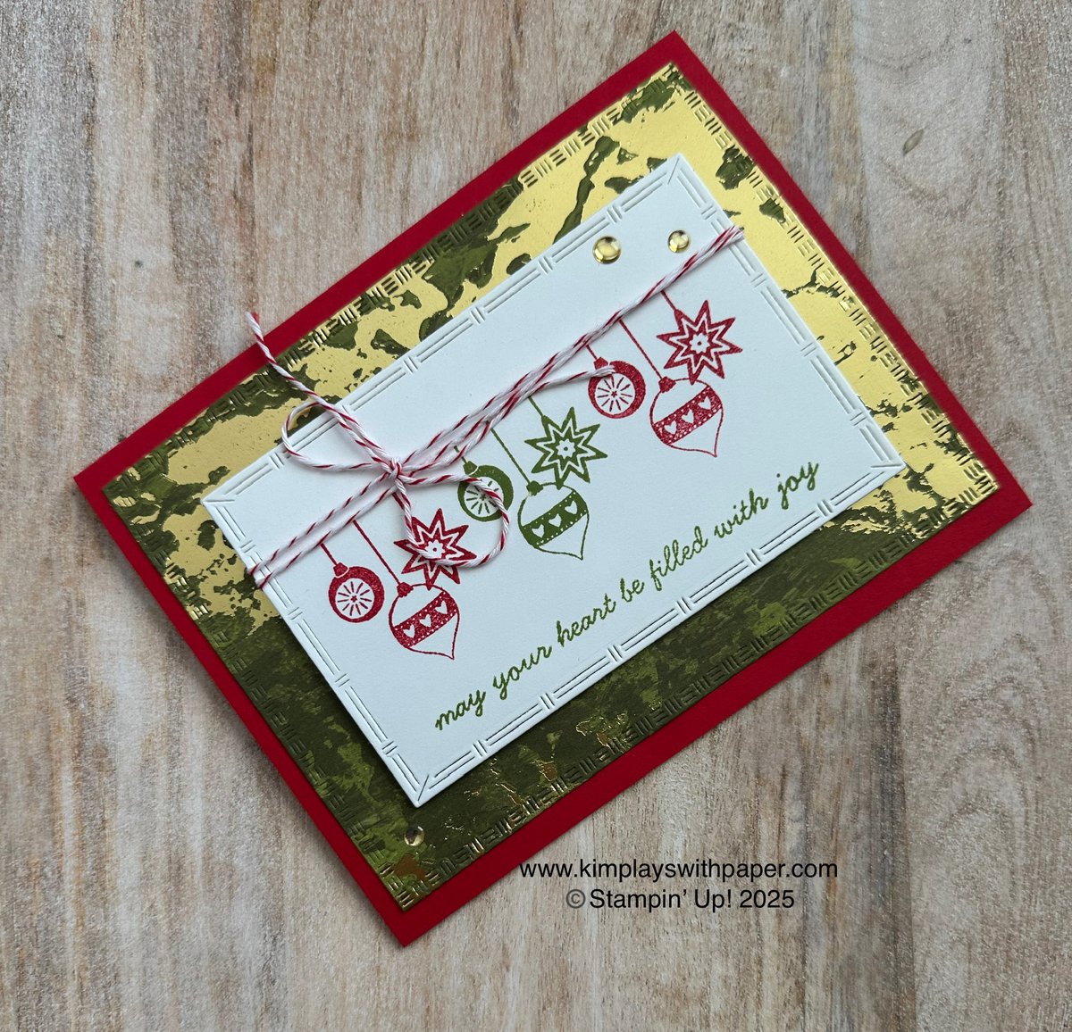 Jar of Joy Holiday Card - Kim Plays with Paper