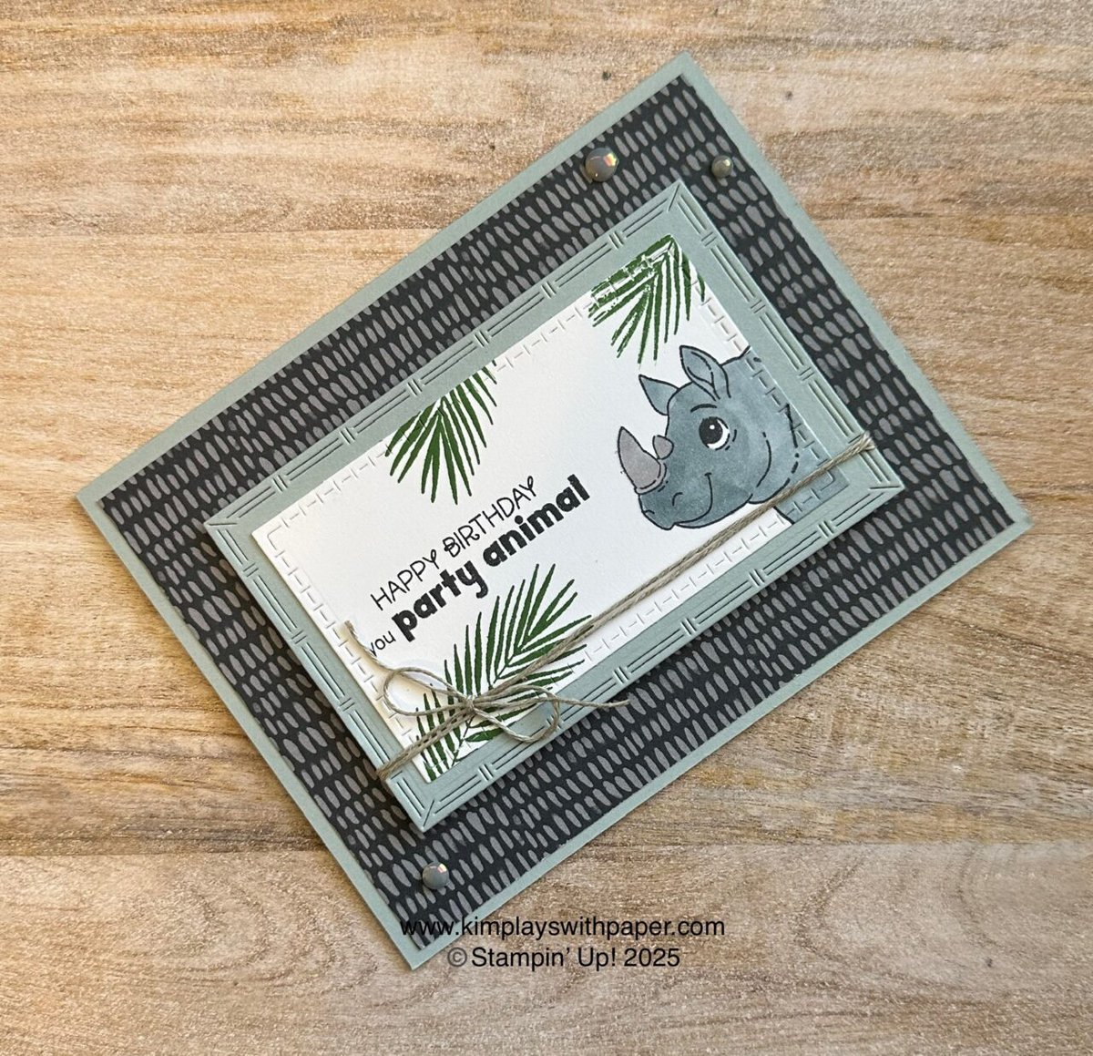 Silly Safari Party Animals - Kim Plays with Paper