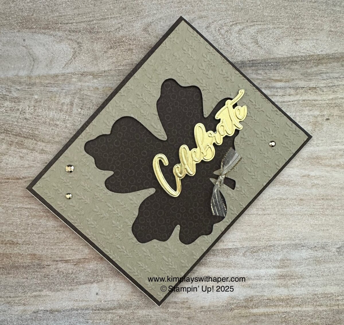 Gathering Together Card Sample - Kim Plays with Paper