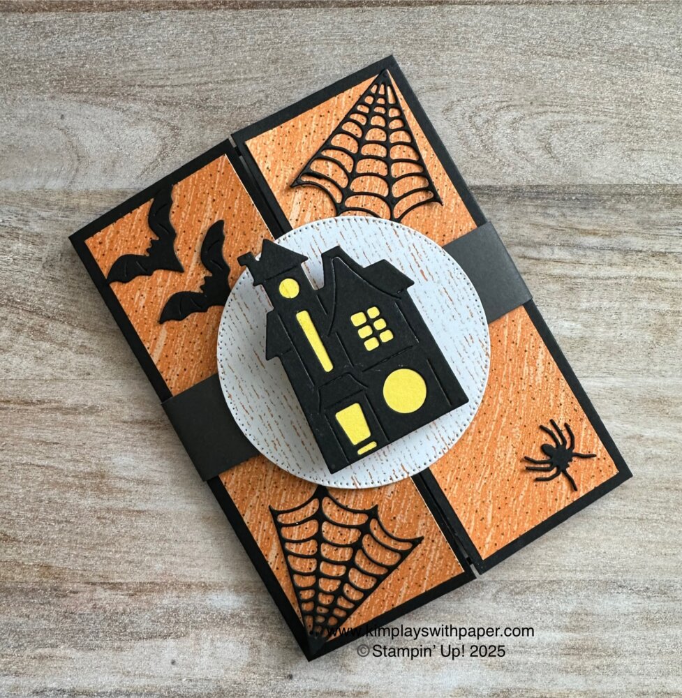 Halloween Gate Fold Card - Kim Plays with Paper