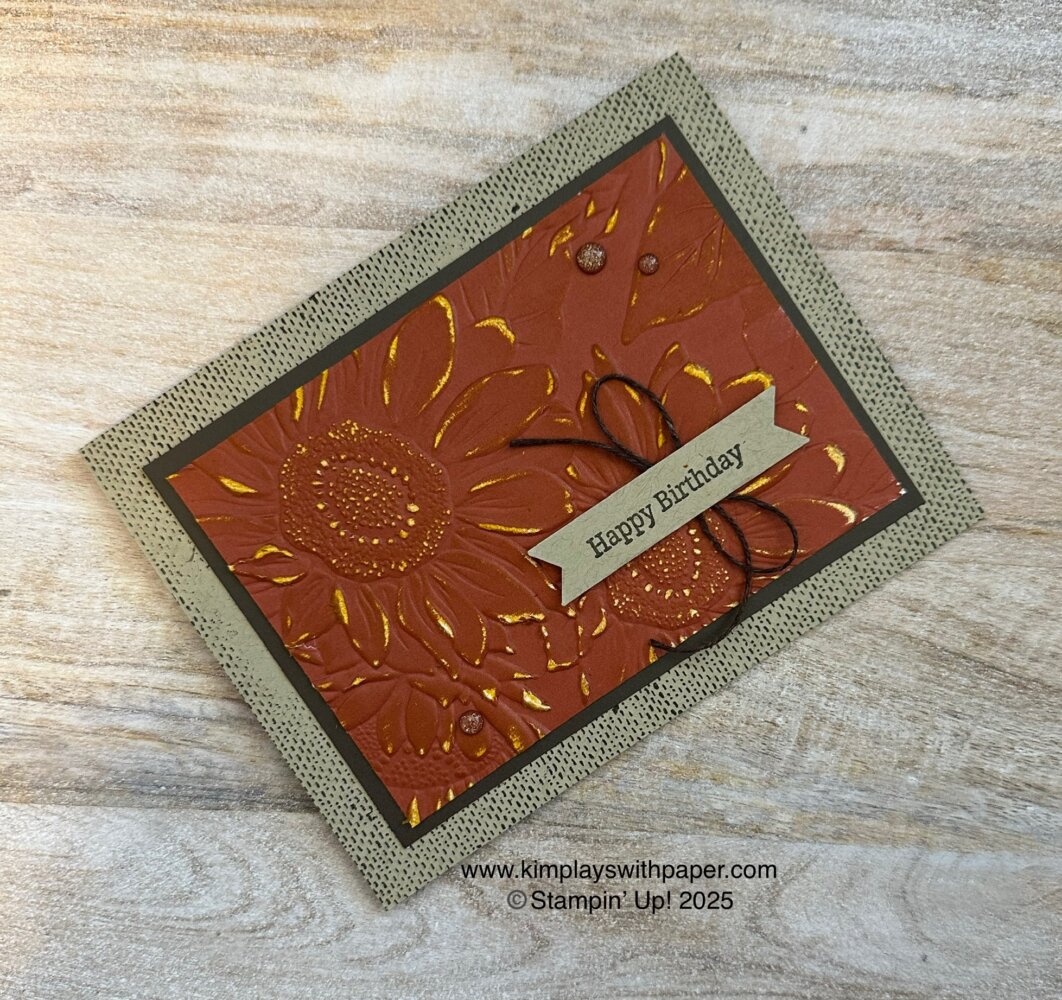 Banner Sayings Card Sample - Kim Plays with Paper