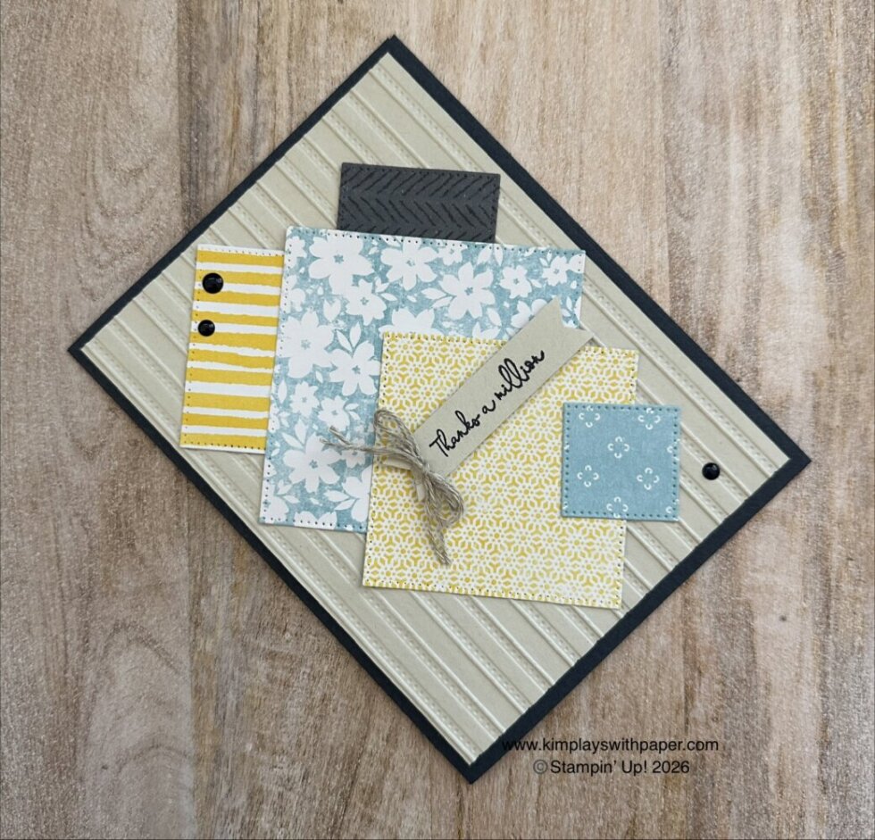 Stylish Shapes & Patterned Paper - Kim Plays with Paper