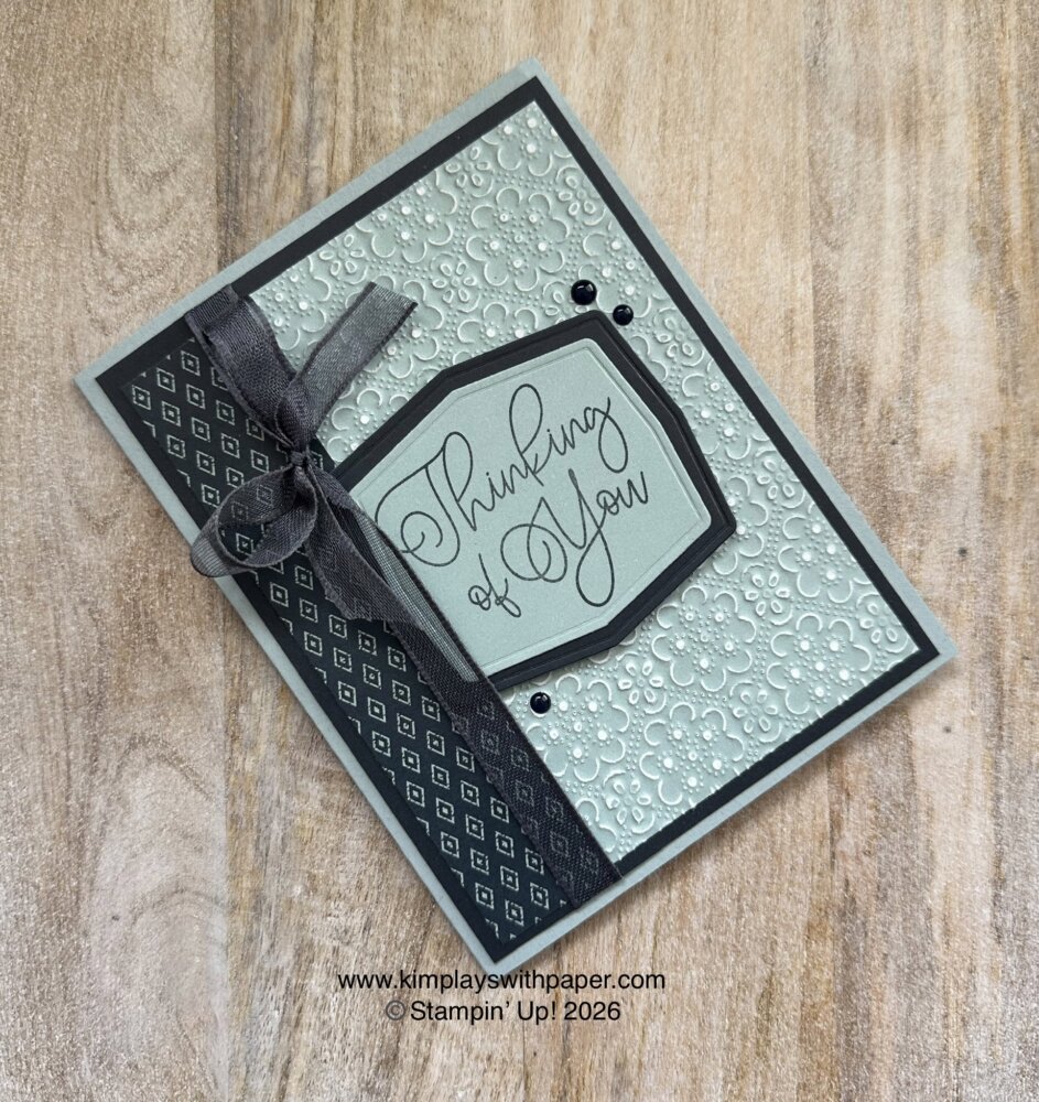 Eyelet Blooms Die Card Sample - Kim Plays with Paper